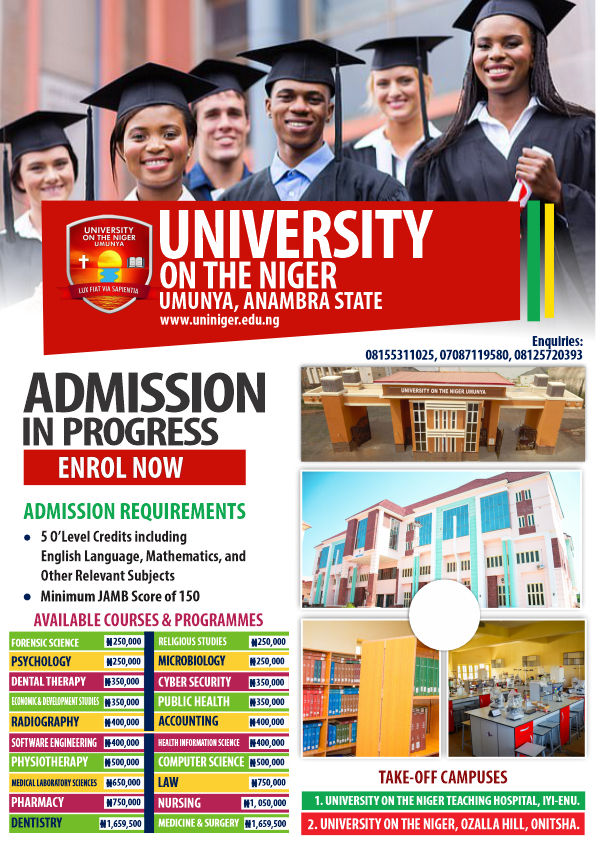 University on the Niger – Lux Fiat Via Sapientia